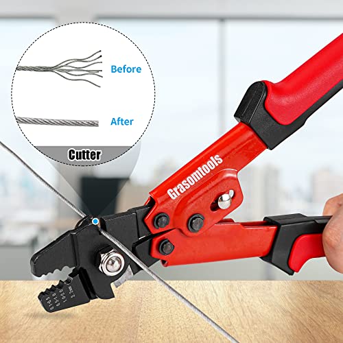 Crimping Tool, Wire Rope Crimping Tool, Up to 2.2mm Swager Crimper ...