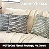 Amazon.com: Amor Virisso Floral Pillow Covers 24x24 Couch Pillows for Living Room Decorative ...