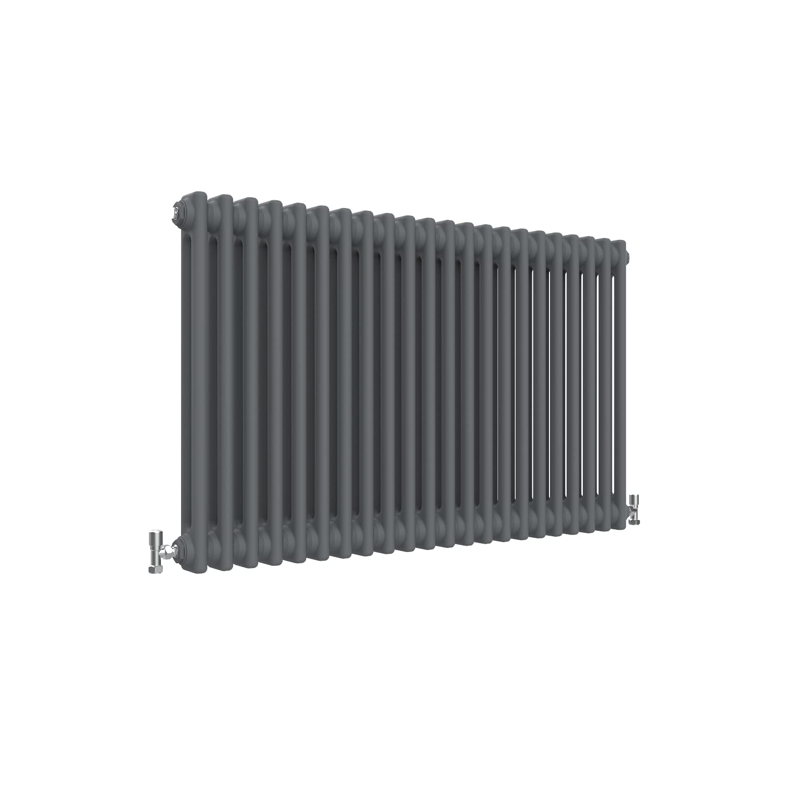 Traditional 2 Column Central Heating Radiator Horizontal Rads Cast Iron ...