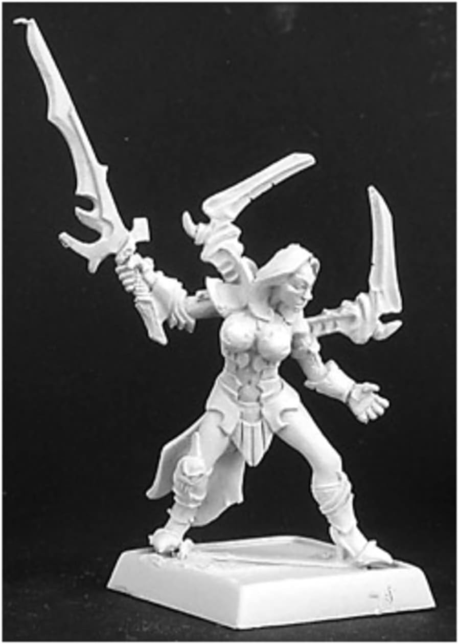 Amazon.com: Reaper Vysa Darkspawn Sergeant Miniature 25mm Heroic Scale ...