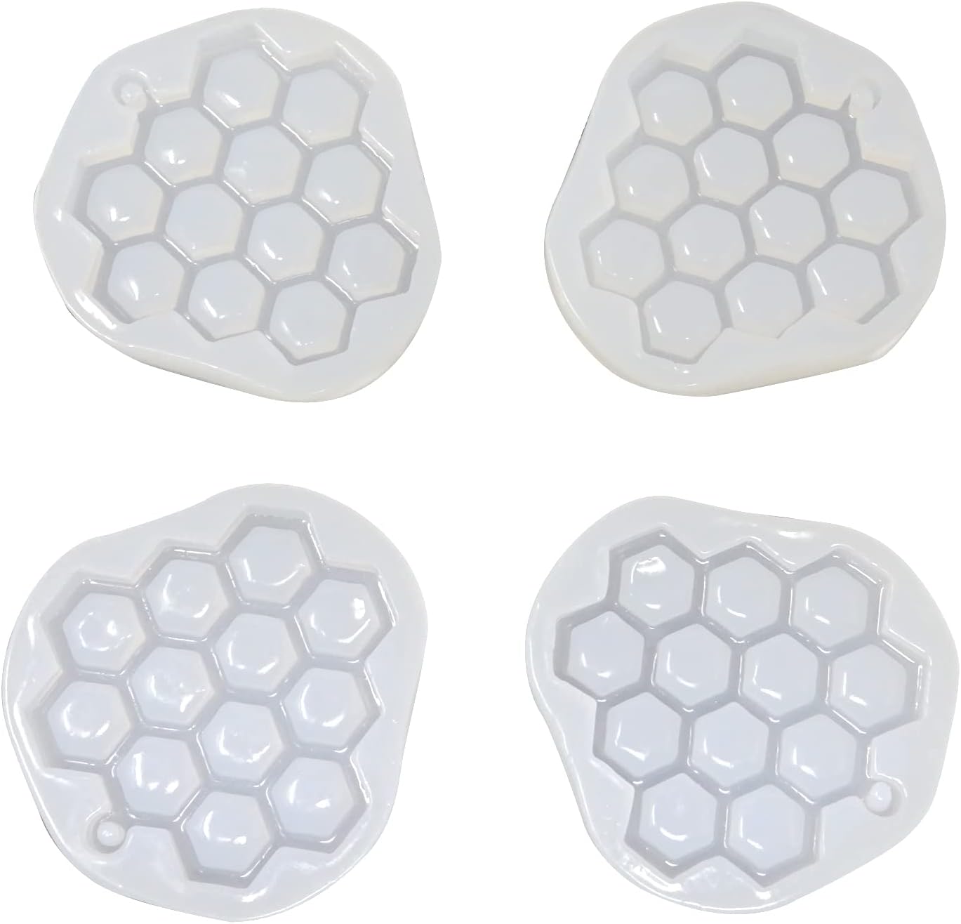 Amazon.com: Honbay 4PCS Cute Bee Hive Silicone Mold Honeycomb Pendant ...