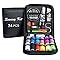 Sewing KIT 126 Pcs DIY Sewing Supplies with 22-Color Threads & Needles ...