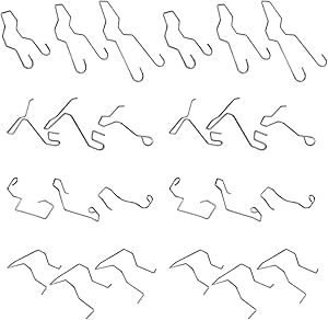 Amazon.com: 24PCS Car Bulb Retaining Spring Clips, Headlamp Dip Bulb ...