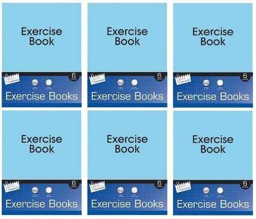 6 Pack A5 Ruled Excercise Books : Amazon.co.uk: Stationery & Office ...