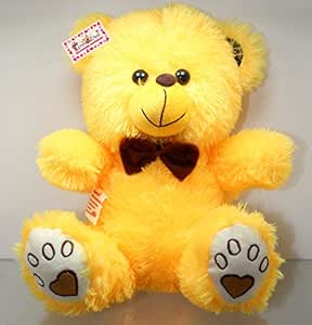 Buy Yellow Puchi Teddy Bear with a Bow - 30cm Online at Low Prices in ...