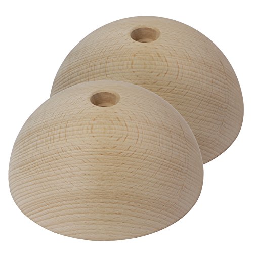 ALPIDEX 2 piece wood hemispheres climbing holds campus slopers real ...
