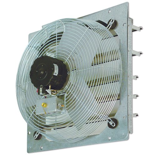 TPI CE24-DS 24 Inch Shutter Mounted Direct Drive Exhaust Fan 3,400/2 ...