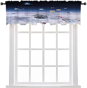 Amazon.com: LIGUTARS Valances for Windows, Disney Valances for Bedroom ...