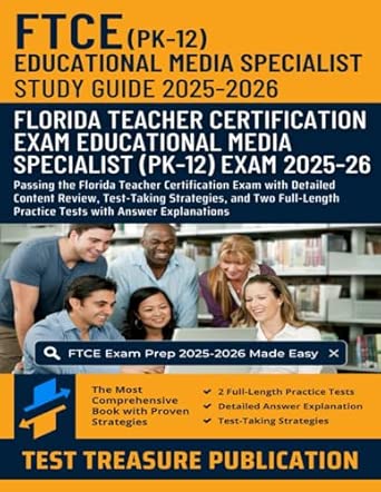 Amazon.com: FTCE Educational Media Specialist PK-12 Study Guide 2025 ...