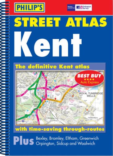 Buy Philip's Street Atlas Kent Book Online at Low Prices in India ...