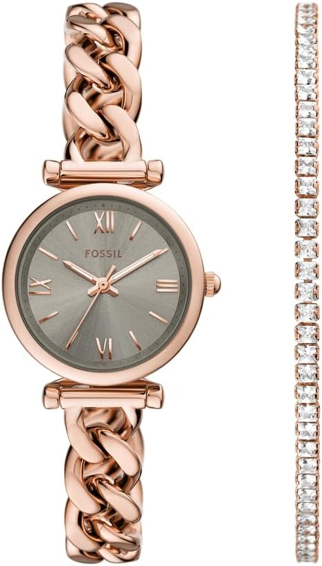 Fossil Analog Gray Dial Women's Watch-ES5378SET : Amazon.in: Watches