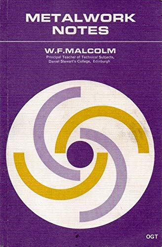 Metalwork Notes: W.F. Malcolm: 9780080176871: Amazon.com: Books