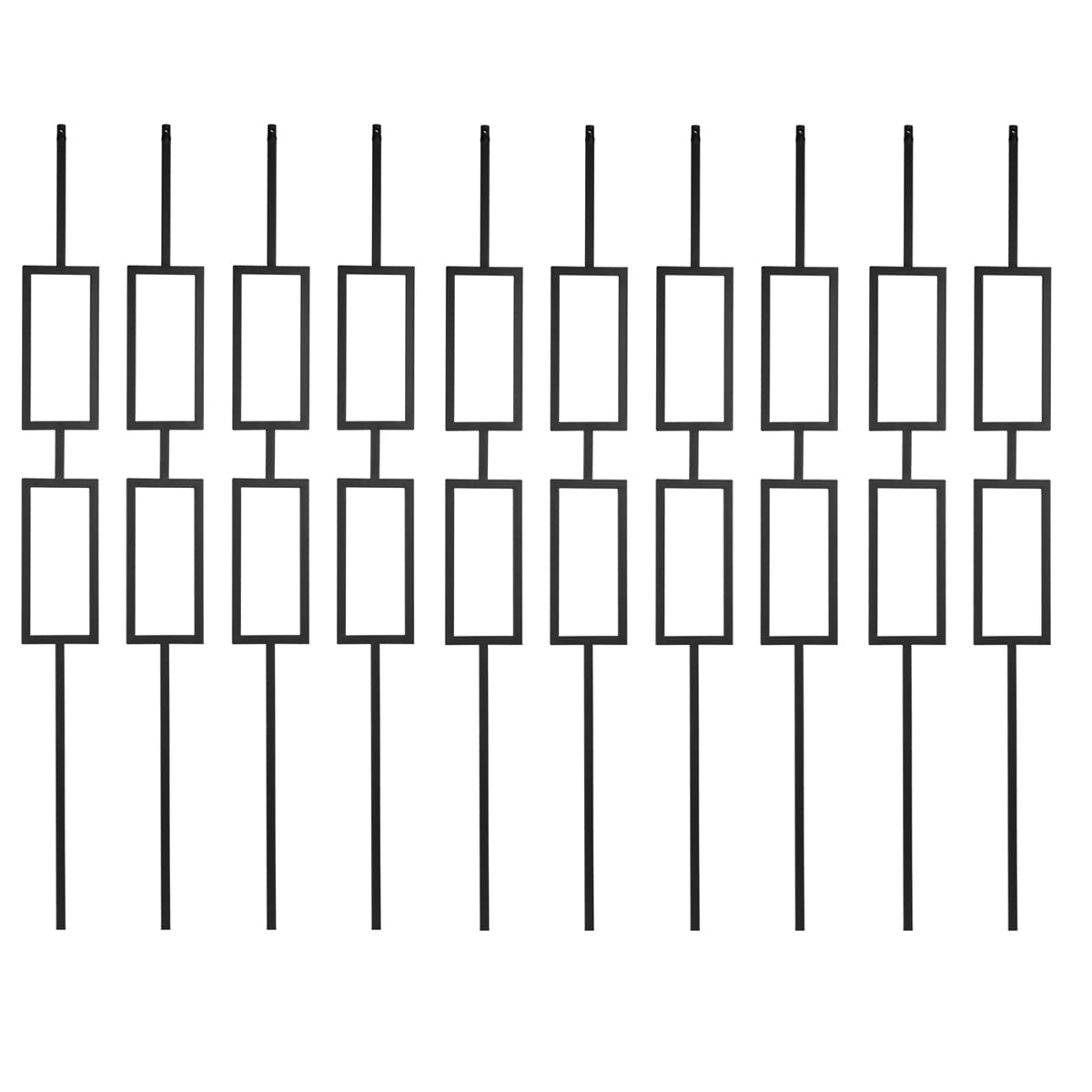 S11-Wrought Iron Balusters – Set of 1 Deck Balusters - Decorative Metal ...