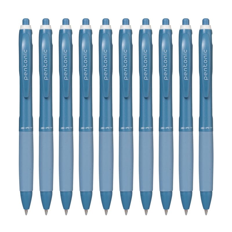 Pentonic B-RT Shades 0.7 mm Ball Point Pen Box Pack | Blue Ink, Pack of ...