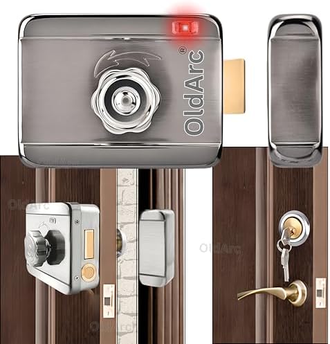 Navkar Systems 12V Two-Way Motorised Lock with Remote Integrated with ...