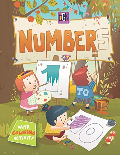 Buy Numbers 1 to 10 with Coloring Activity Book Online at Low Prices in ...