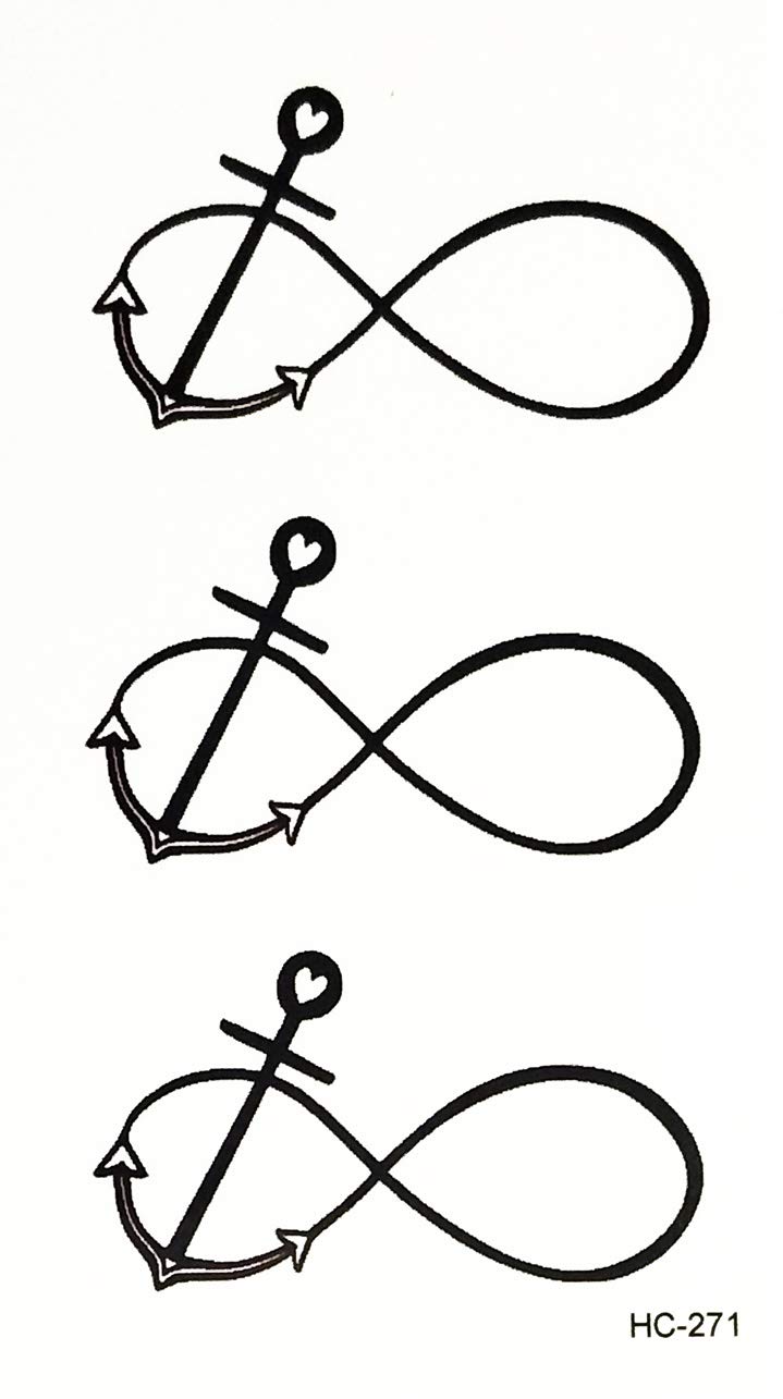 Anchor Infinity Sign Tattoo