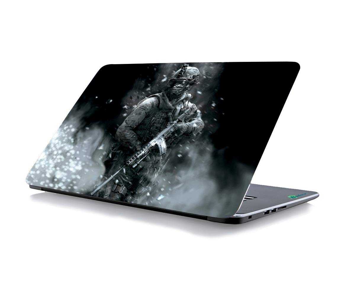 ISEE 360® Soldier Army Laptop Skin Cover Laminated Stickers Girls Boys ...