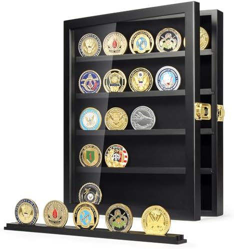 Amazon.com - TJ.MOREE Military Challenge Coin Display Case, Coin ...