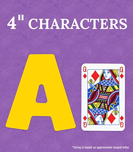 Snapklik.com : Carson Dellosa 219pc Color Pop Bulletin Board Letters, 4 ...