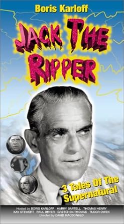 Amazon.com: Jack the Ripper [VHS] : Boris Karloff, Dorothy Alison ...