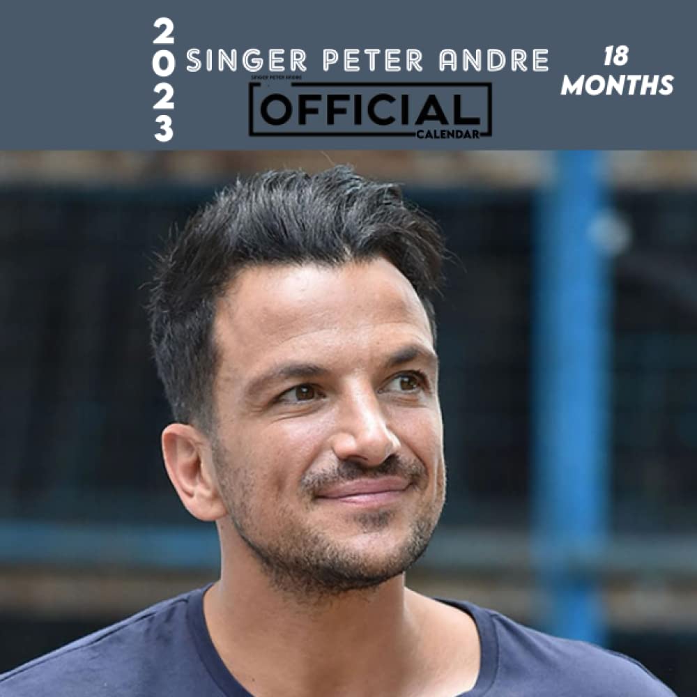 Singer Peter Andre 2023 Calendar Britain Celebrity Gift Idea 2022 ...