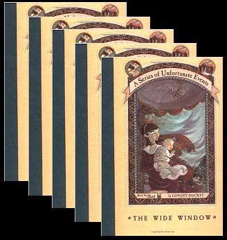 0064407683 Classroom Set of 5 The Wide Window (A Series of Unfortunate ...