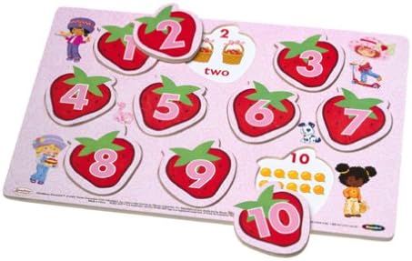 Amazon.com: Strawberry Shortcake 1-2-3 Counting Multi Layer Wood ...