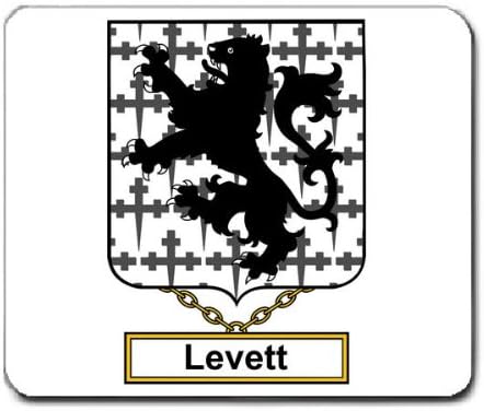 Amazon.com: Levett Family Crest Coat of Arms Mouse Pad : Office Products