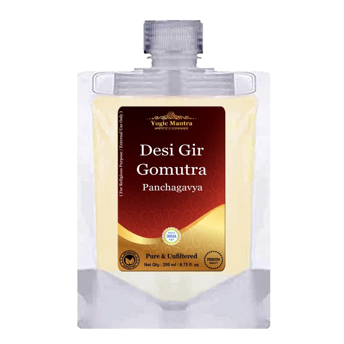 Yogic Mantra Desi Gomutra 200 Ml Pure And Unfiltered Primary ...