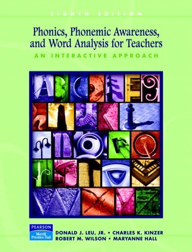 Amazon.com: Phonics, Phonemic Awareness, and Word Analysis for Teachers ...