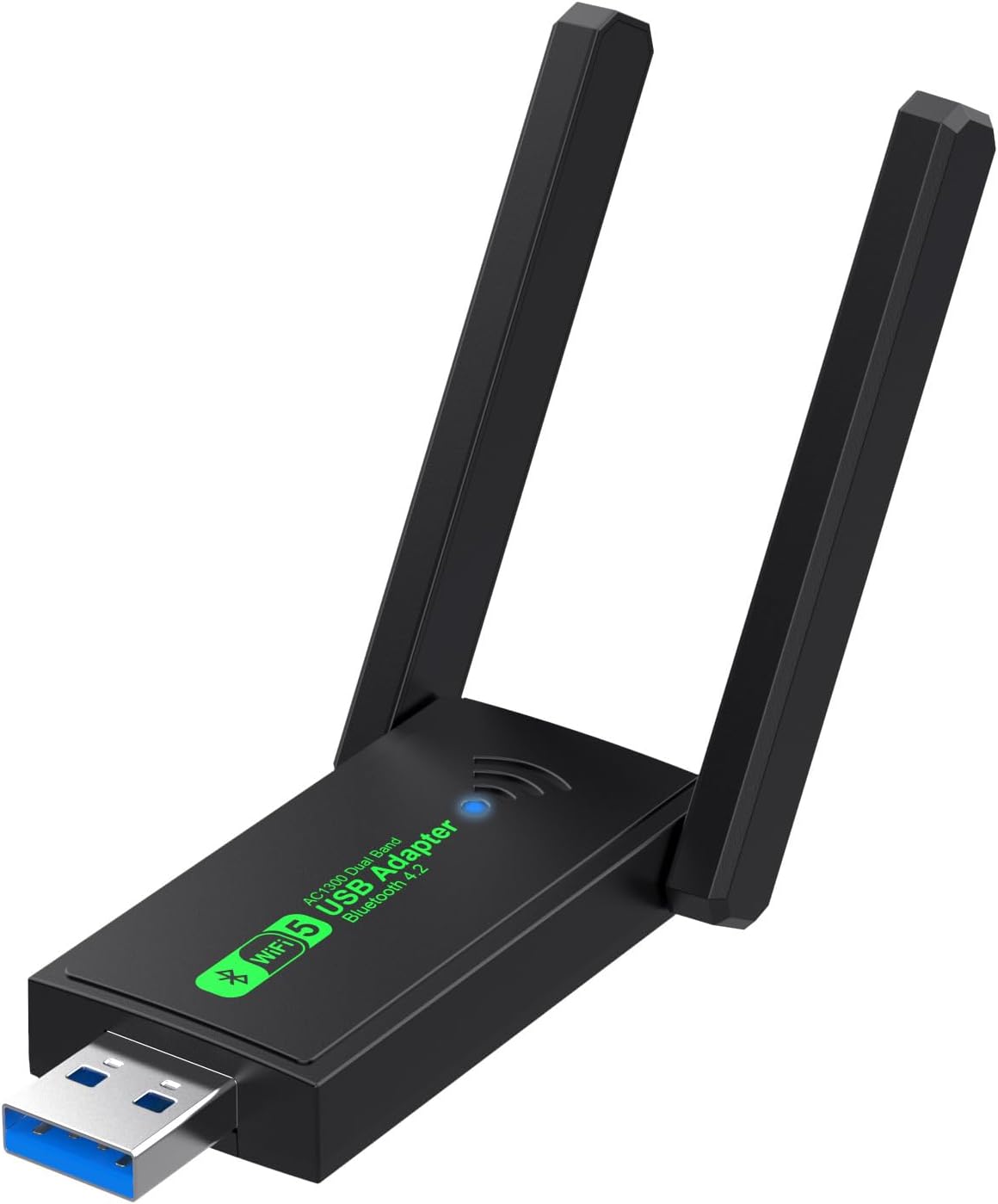 Amazon.com: USB Bluetooth WiFi Adapter,600Mbps WiFi USB 3.0 Dual Band ...