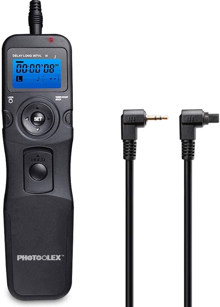 Amazon.com : PHOTOOLEX Intervalometer Digital Camera Remote Shutter Release Controller LCD Timer ...