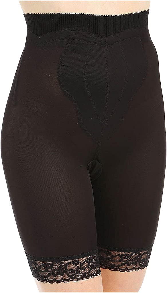 Rago Women's Diet Minded High Waist Long Leg Shaper, 6226, Black, S at ...