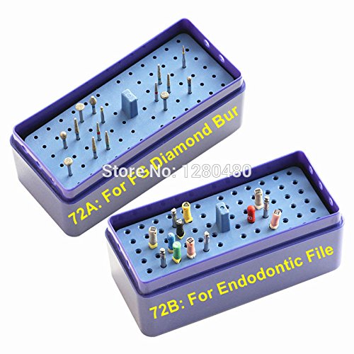Buy Generic 72A For Diamond Burs : Dental Equipment 72 Holes Holder ...