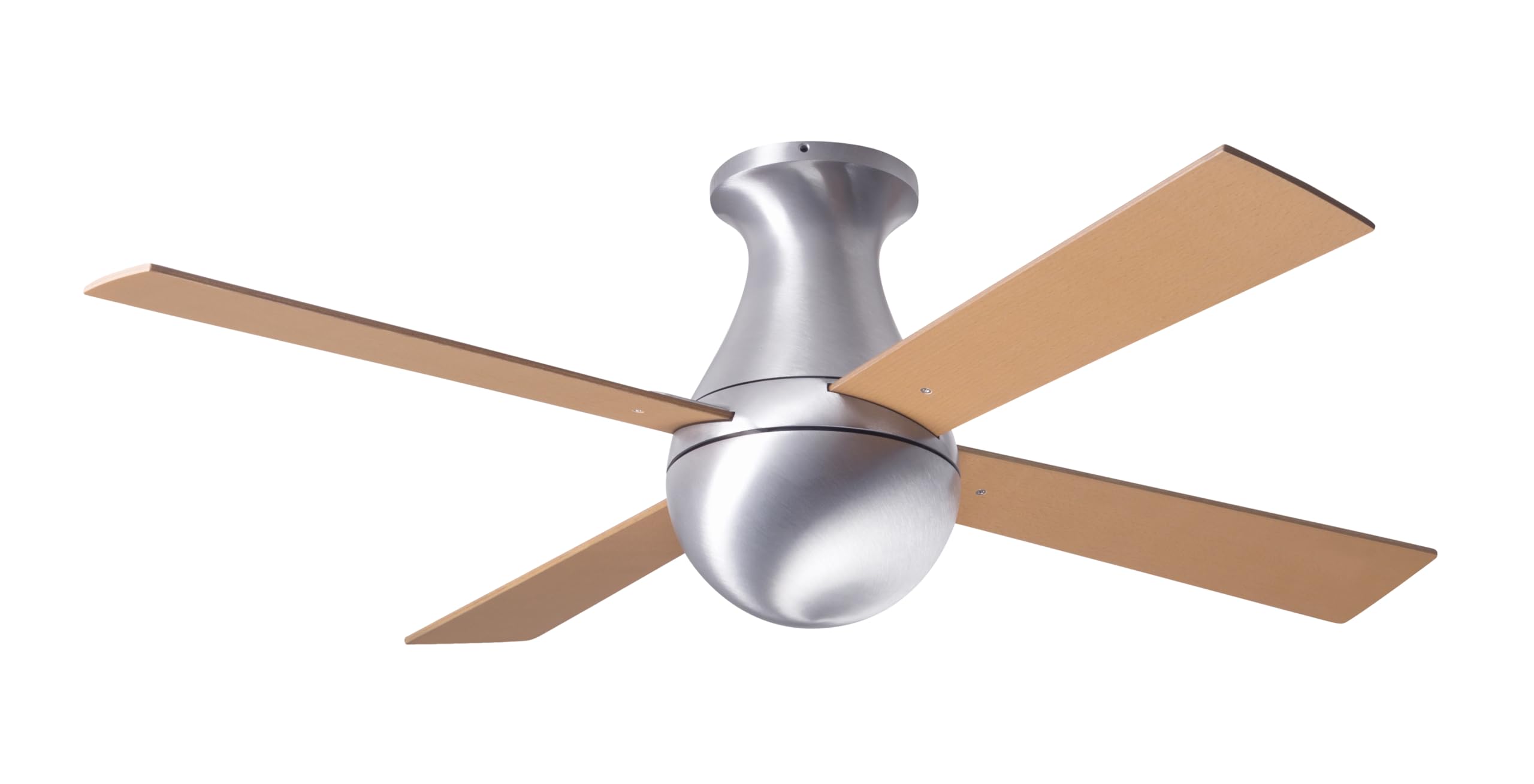 42quot Modern Fan Ball Flush Aluminum Hugger Led Ceiling Fan Hugger