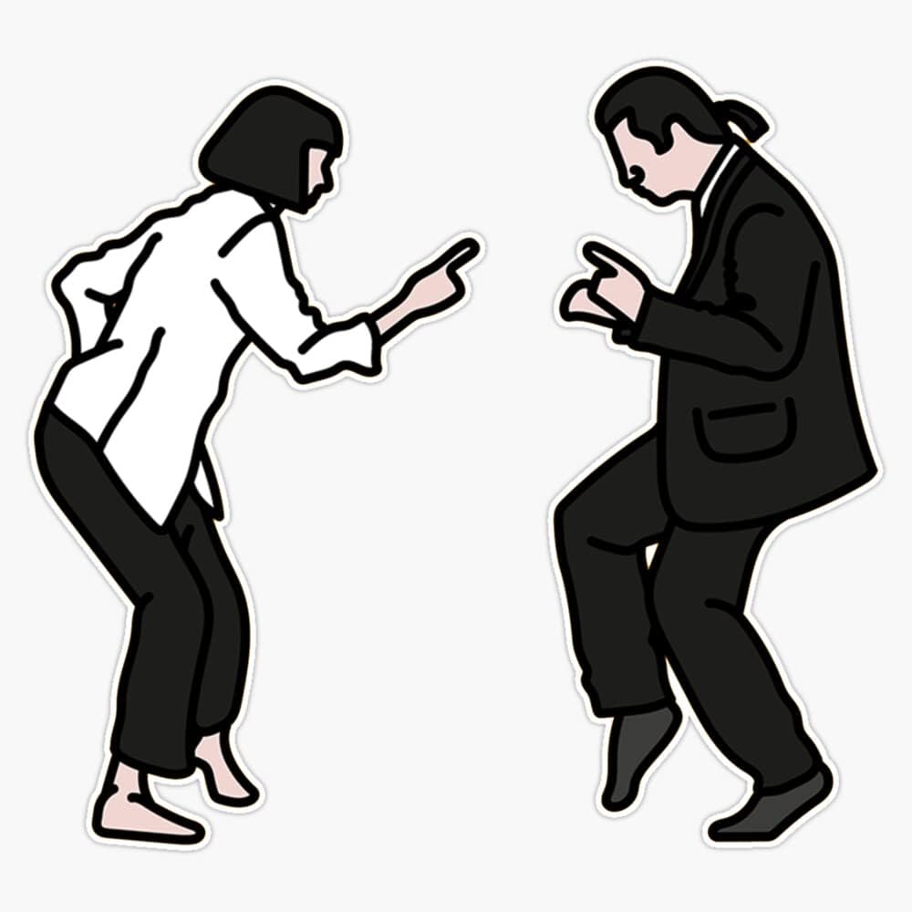 Amazon.com - Pulp Fiction Quote - Be Cool, Honey Bunny Vinyl Waterproof ...