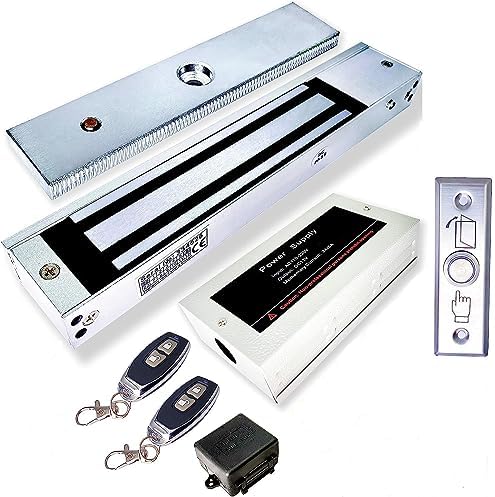 Outswinging 600lb Electric Magnetic Door Lock Kit System for Access ...
