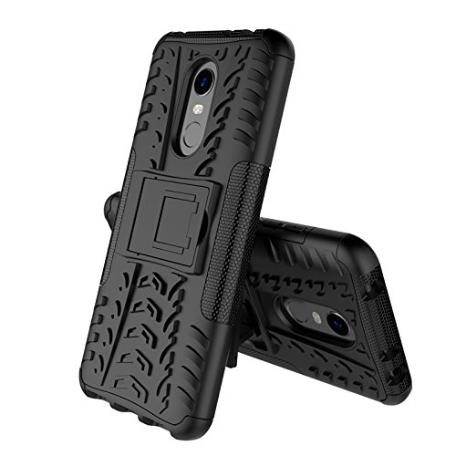 BestTalk Xiaomi Redmi Note 5 Back Cover Dazzel Kickstand Hard Dual ...