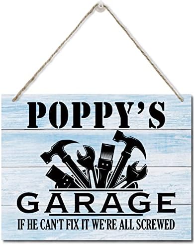 Amazon.com: GUQFF 12x6 inch New Sign Gigi and Poppy's House Sign, Where ...