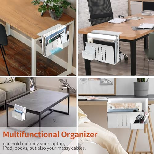 Snapklik.com : MILEGI Desk Side Storage, Under Desk Laptop Holder ...