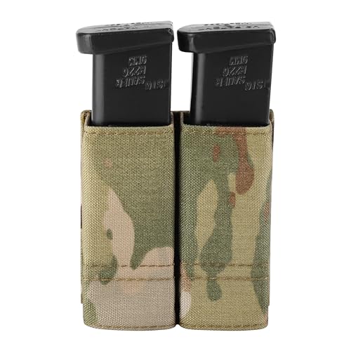 Tactical Pistol Magazine Pouch, Double Pistol Mag Pouch 9mm Pistol Mag ...