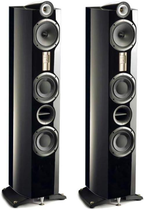 Amazon.com: triangle Genese Quartet HiFi Floor Standing Speaker, Black ...