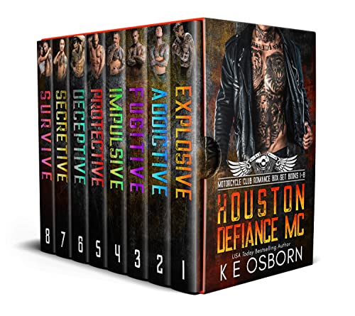 The Houston Defiance MC Boxset Books 1-8 The Complete Series eBook : Osborn, K E: Amazon.com.au ...