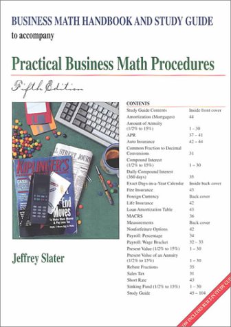 Business Math Handbook and Study Guide To Accompany Practical Business ...