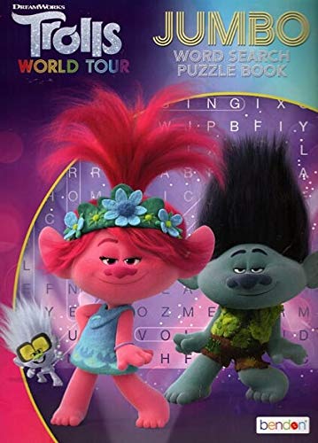 Amazon.com: Trolls World Tour - Jumbo Word Search Puzzle Book ...