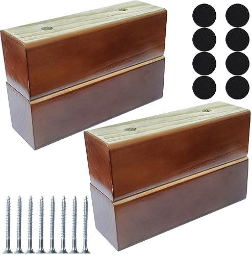 Amazon.com: Btibpse 2 Inch Wooden Sofa/Bed Riser L Shaped Wood ...