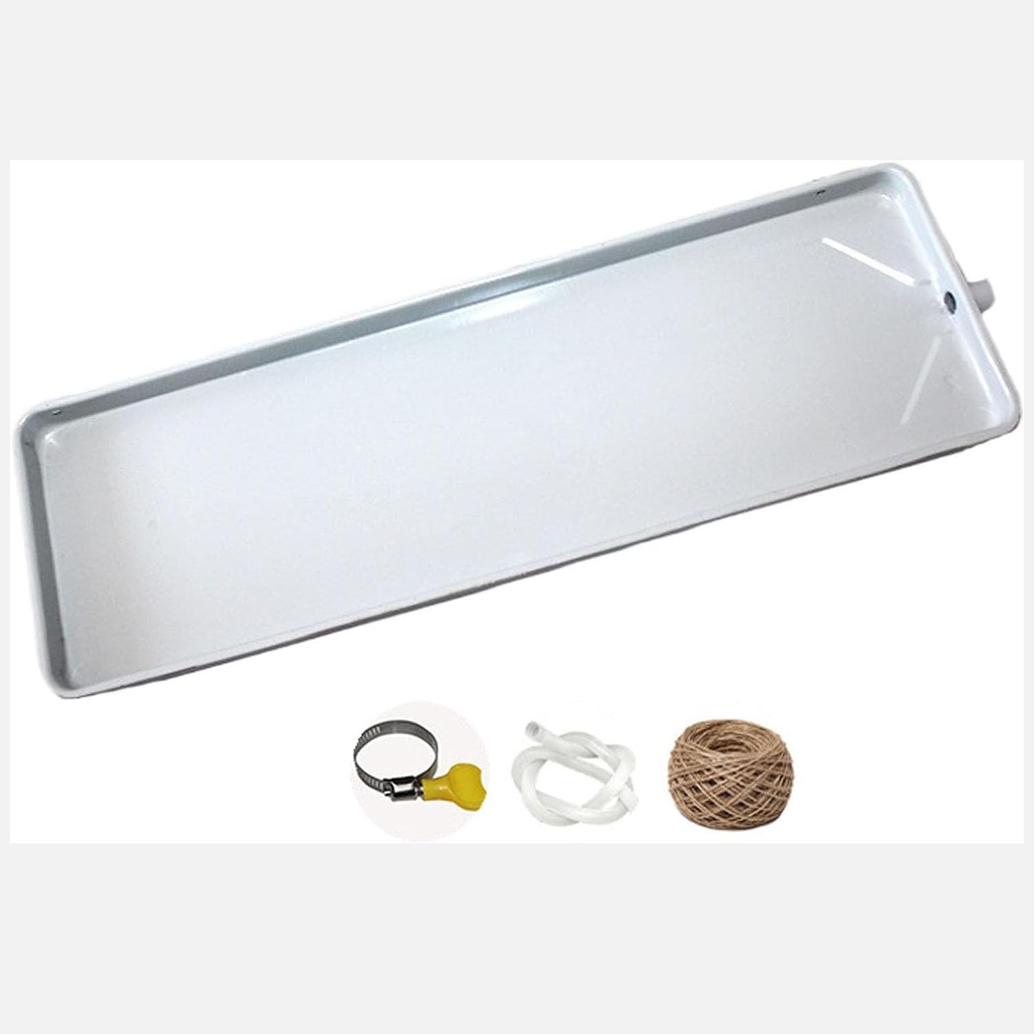 Buy Galvanized Metal Drain Pan, Air Conditioner Drip Tray with Drain ...