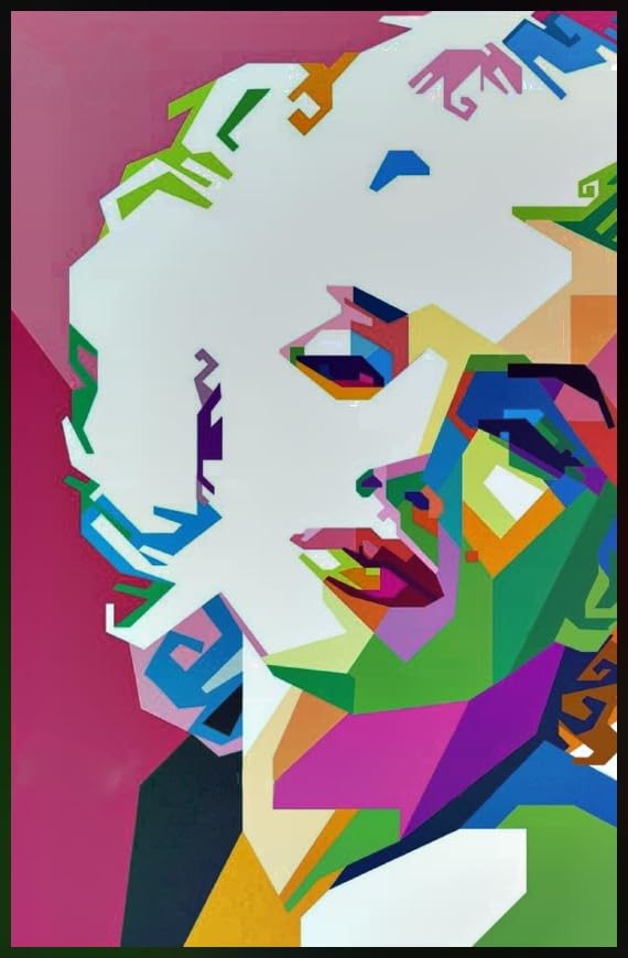 Personalities Poster 'Marilyn Monroe - Infographic Element' Paper ...