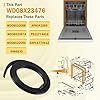 Amazon.com: WD08X23476 Dishwasher Plastic Tub Door Gasket Compatible ...
